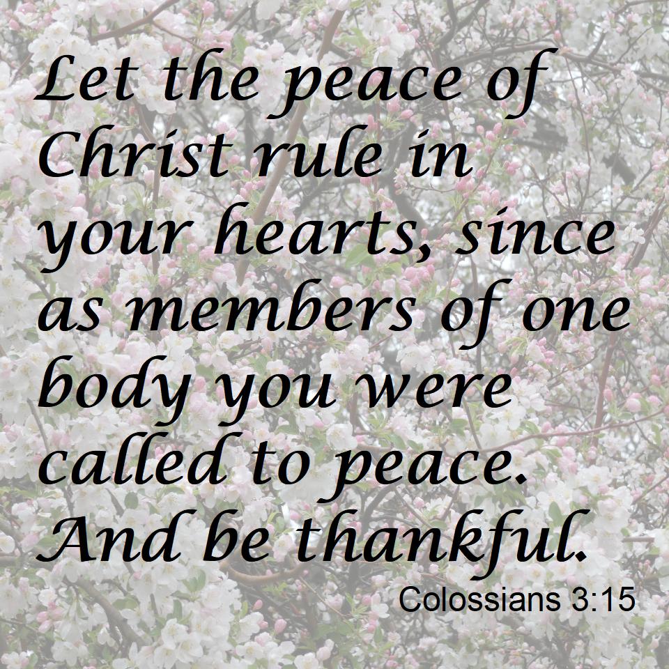 Peace – Pleading in Prayer