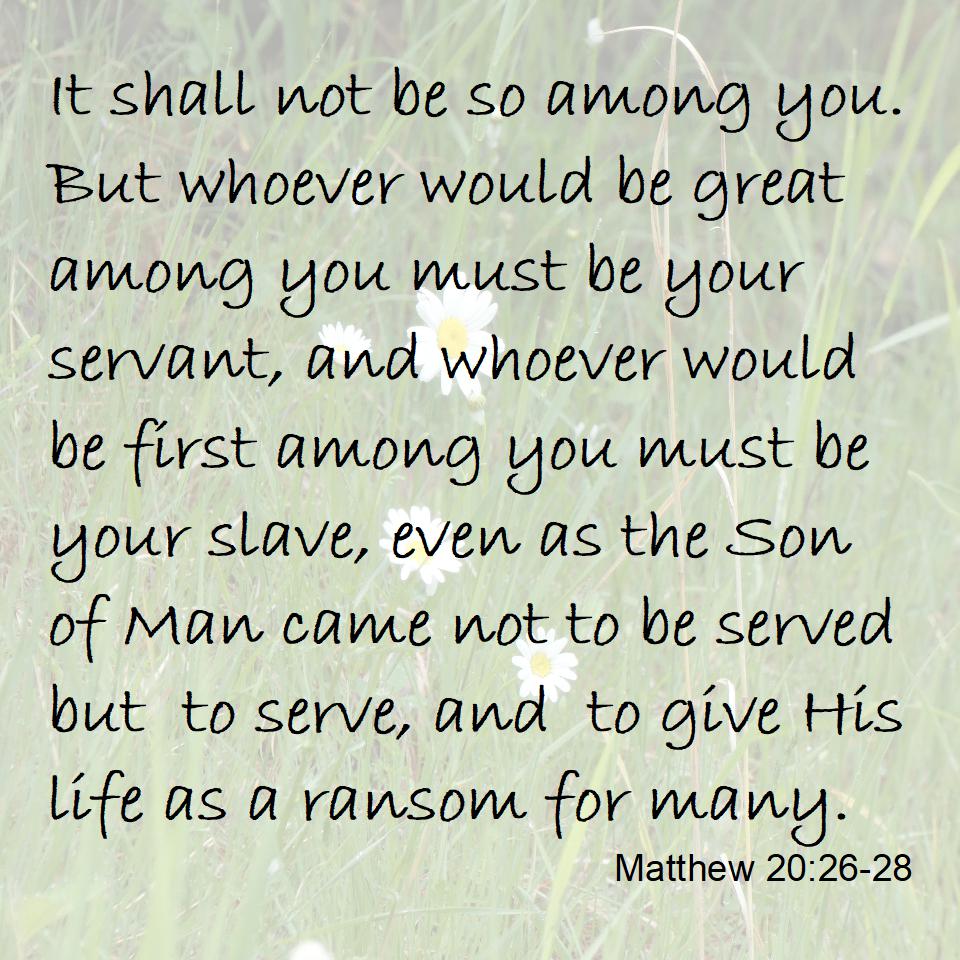 Greatness through Service – Pleading in Prayer
