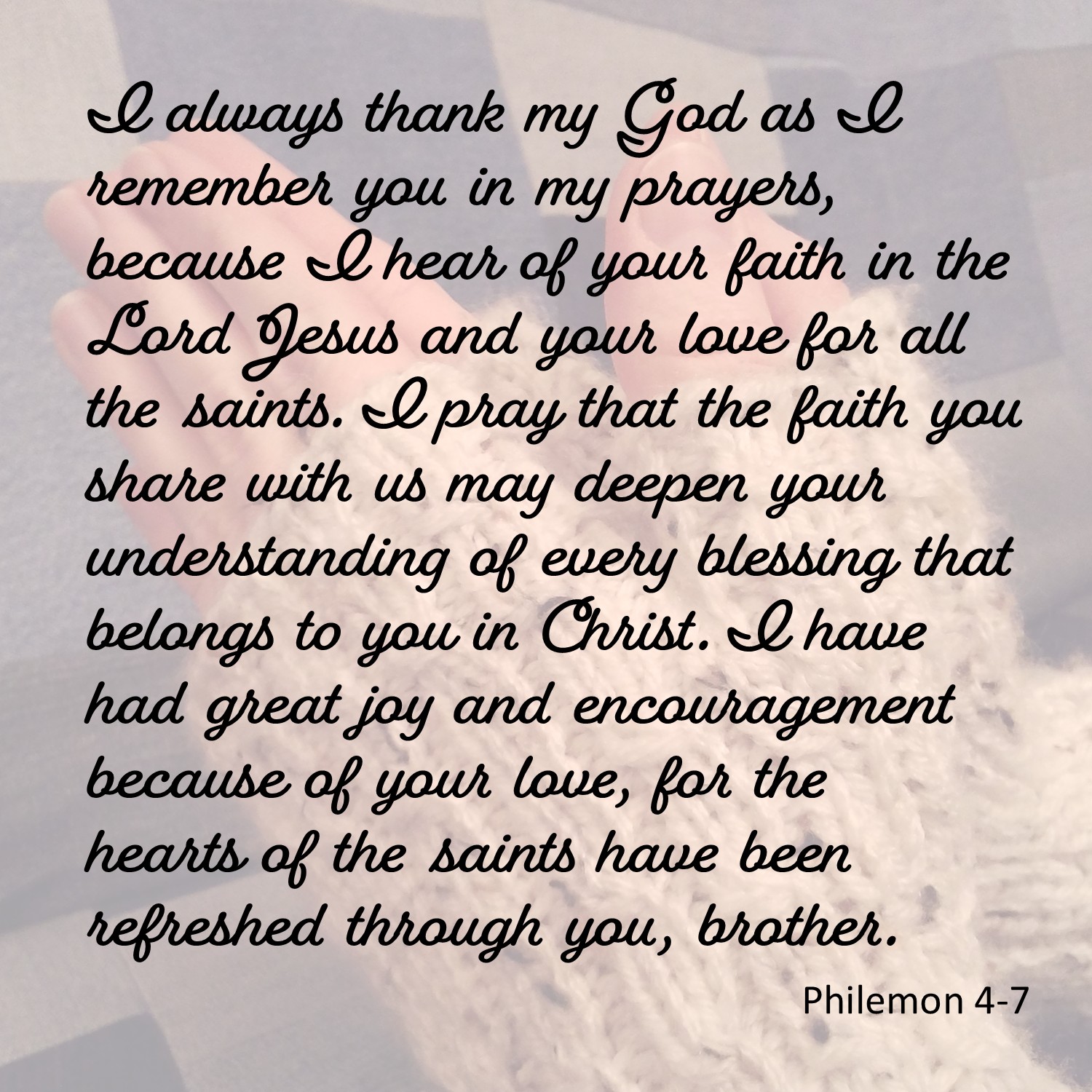 Blessing in Christ – Pleading in Prayer